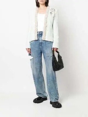 Balmain Embellished Tweed Jacket