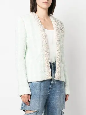 Balmain Embellished Tweed Jacket