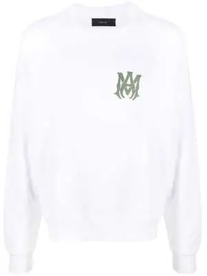 Amiri Logo Print Cotton Sweatshirt