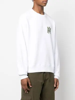 Amiri Logo Print Cotton Sweatshirt