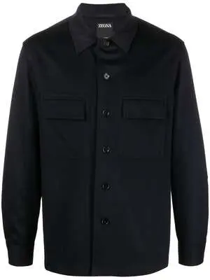 Zegna Alba Oasi Shirt Jacket - Blue