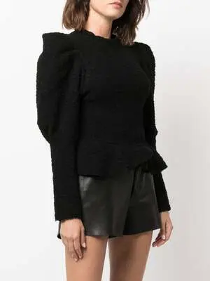 Isabel Marant Étoile Puff-sleeve Peplum Top