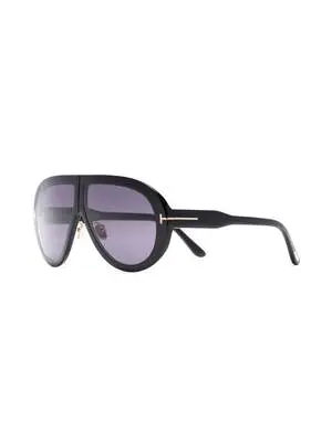 TOM FORD Troy Pilot-frame Sunglasses