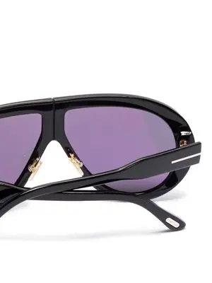TOM FORD Troy Pilot-frame Sunglasses
