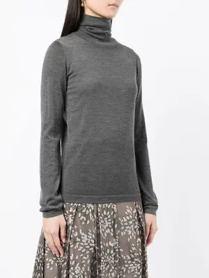 Brunello Cucinelli Cashmere-silk Blend Roll-neck Jumper