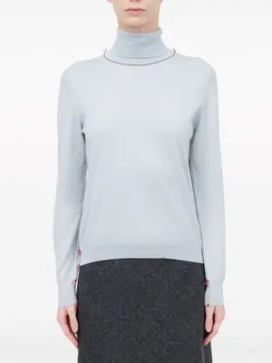 MAISON MARGIELA Work-in-progress High-neck Jumper - Blue