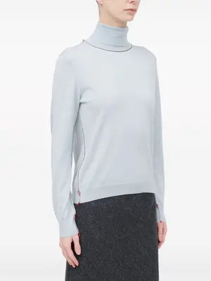 MAISON MARGIELA Work-in-progress High-neck Jumper - Blue
