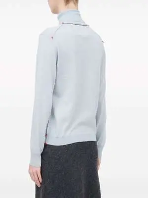 MAISON MARGIELA Work-in-progress High-neck Jumper - Blue