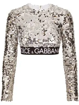 Dolce & Gabbana Elasticated Performance Tops For Women