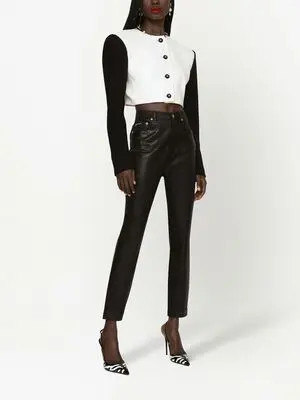 Dolce & Gabbana Grace Coated Skinny Jeans
