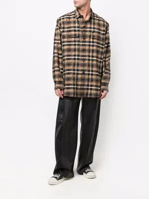 Nanushka Organic-cotton Checked Shirt
