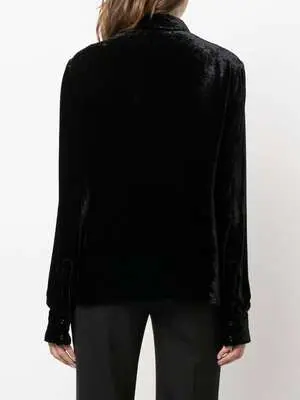 TOM FORD Crushed Silk-velvet Shirt