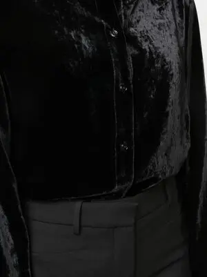 TOM FORD Crushed Silk-velvet Shirt