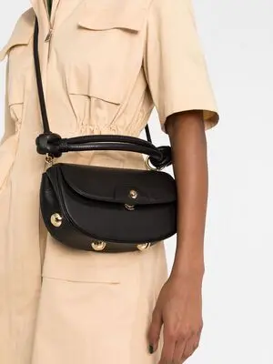 FERRAGAMO Glam Leather Shoulder Bag