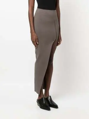 Rick Owens Asymmetric Mid-length Skirt