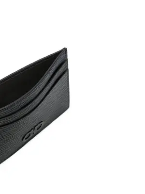 FERRAGAMO Logo-embossed Leather Cardholder