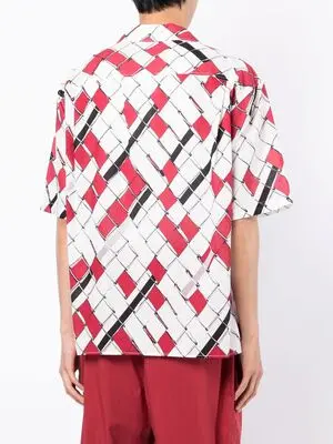 3.1 Phillip Lim Woven-print Short-sleeved Shirt