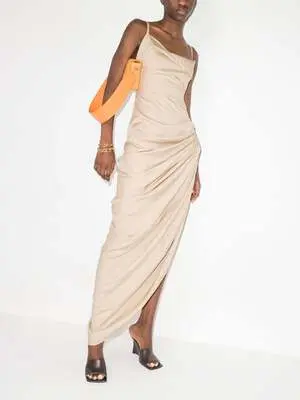 Jacquemus Saudade Draped Maxi Dress
