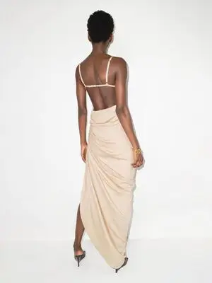 Jacquemus Saudade Draped Maxi Dress