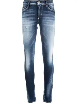Philipp Plein High-waisted Skinny Jeans - Blue
