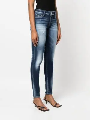 Philipp Plein High-waisted Skinny Jeans - Blue