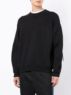 3.1 Phillip Lim Crewneck Zip-sleeve Jumper