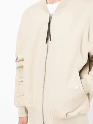 3.1 Phillip Lim Zip-front Bomber Jacket - Neutrals