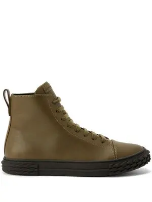 GIUSEPPE ZANOTTI Ecoblabber High-top Sneakers - Green