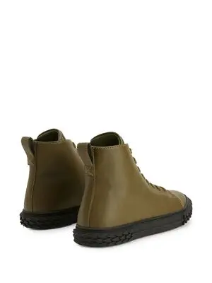 GIUSEPPE ZANOTTI Ecoblabber High-top Sneakers - Green