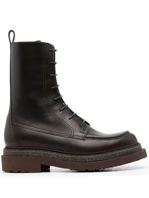 Brunello Cucinelli Ankle Lace-up Boots