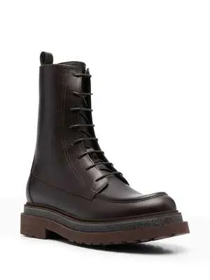 Brunello Cucinelli Ankle Lace-up Boots