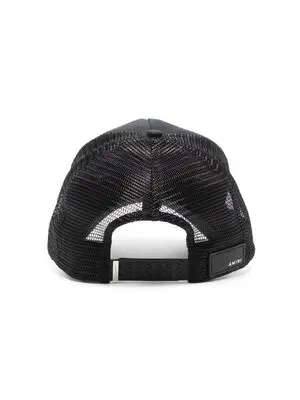 Amiri Ma Logo Trucker Hat - Black