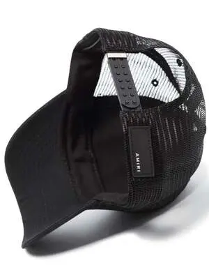Amiri Ma Logo Trucker Hat - Black