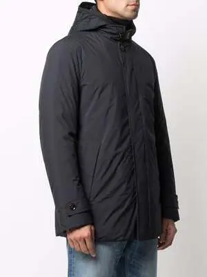 MOORER Raffaello-stp Padded Coat - Blue
