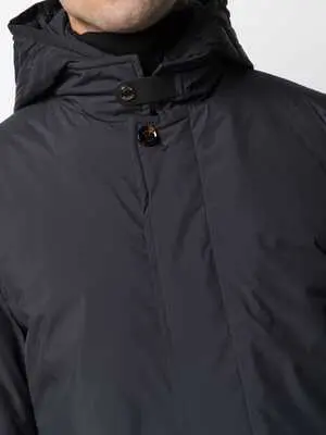 MOORER Raffaello-stp Padded Coat - Blue