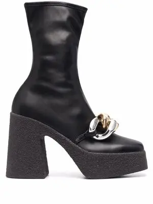 Stella McCartney Skyla Chain-embellished 120mm Boots