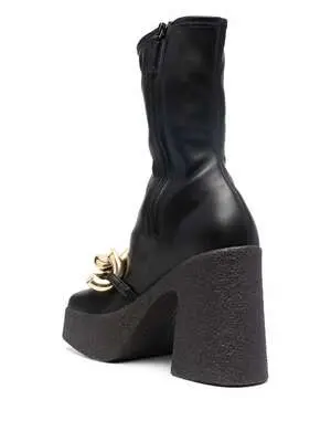 Stella McCartney Skyla Chain-embellished 120mm Boots