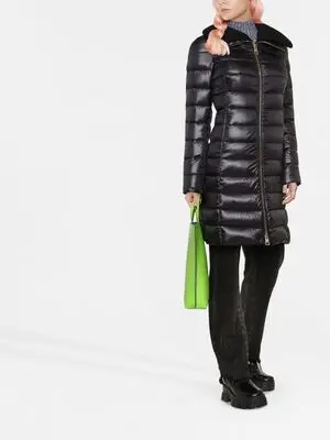 Herno Knitted-collar Padded Coat