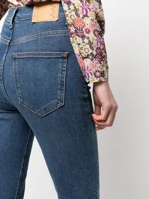 HAIKURE High-rise Flared Jeans - Blue