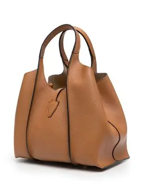 TOD'S Logo-plaque Tote Bag