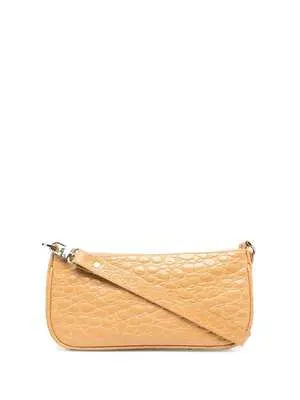 By Far Rachel Crocodile-print Shoulder Bag - Neutrals