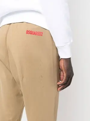 Dsquared2 Tapered Cotton Track Pants