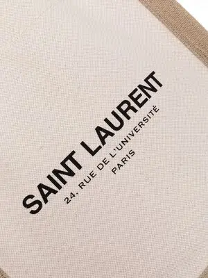 Saint Laurent Canvas Drawstring Backpack