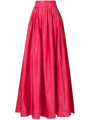 Carolina Herrera Pleated Taffeta Dress - Pink