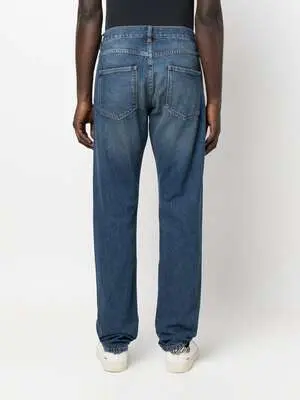 MARANT Isabel Straight-leg Mid-wash Jeans