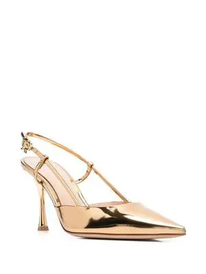 GIANVITO ROSSI Ascent 85mm Slingback Pumps - Yellow