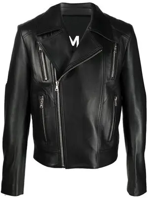 Balmain Leather Zip Jacket