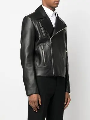 Balmain Leather Zip Jacket