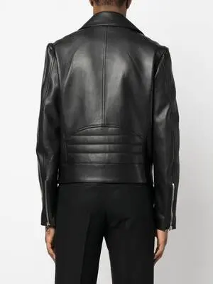 Balmain Leather Zip Jacket