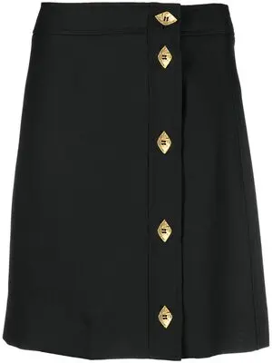 GANNI Button-up Mini Skirt